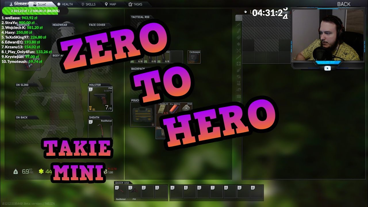 Escape from Tarkov PL Gameplay EFT Zero To Hero Takie Mini Ale Jest ...