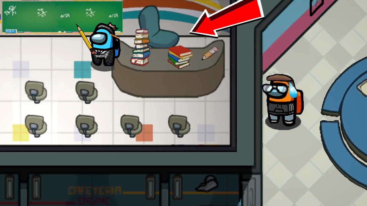 Neu SCHÜLER KLASSENZIMMER SECRET RAUM in Among Us! - YouTube