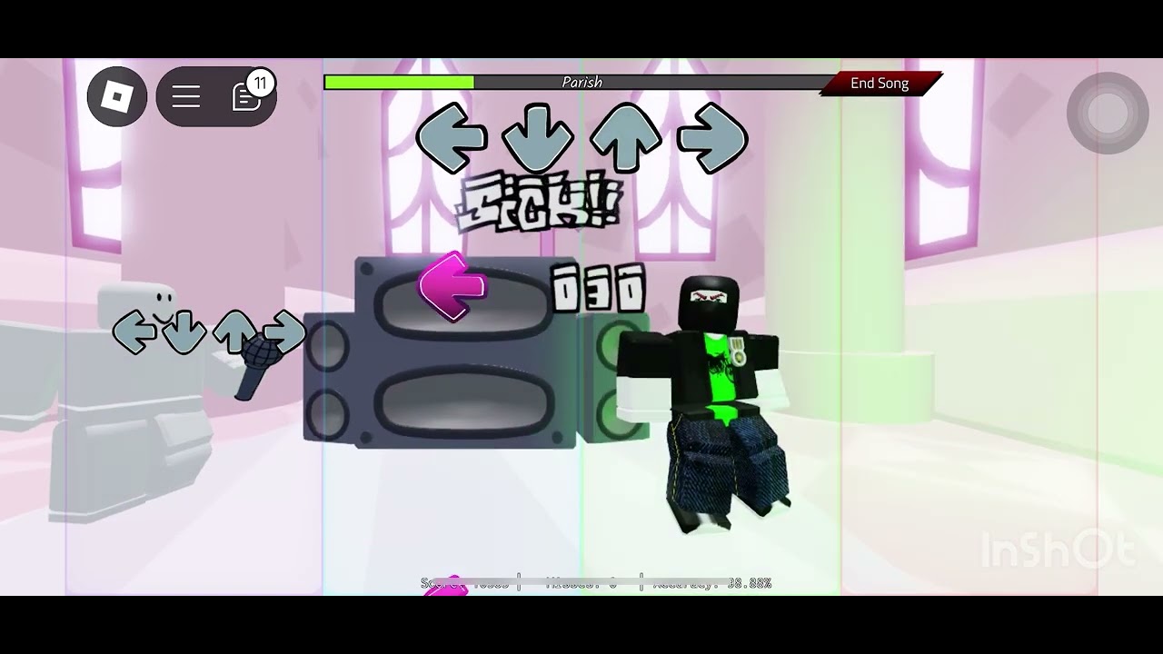 ROBLOX FNF MUSIC MID-FIGHT MASSES GAMEPLAY : PARISH - YouTube