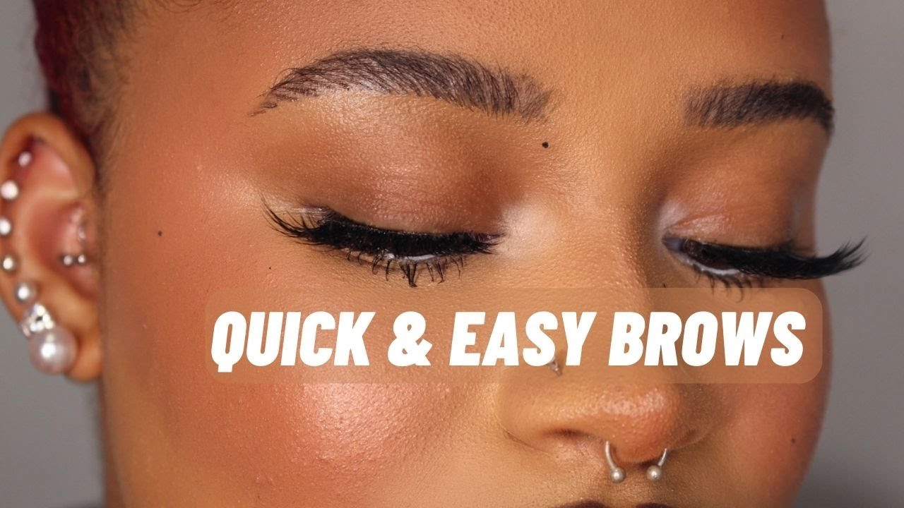 HOW TO DO: EASY FLUFFY BROWS | RAGGEDYROYAL - YouTube