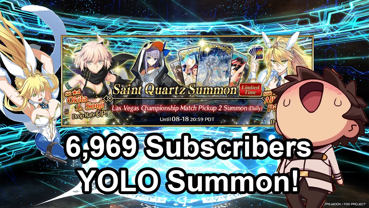 6969 Subscribers YOLO Summon! EX Rank Luck? - YouTube