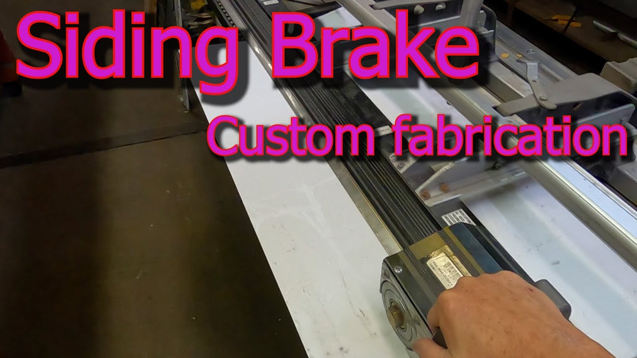 Drip Edge Fabrication using a Siding Brake. - YouTube