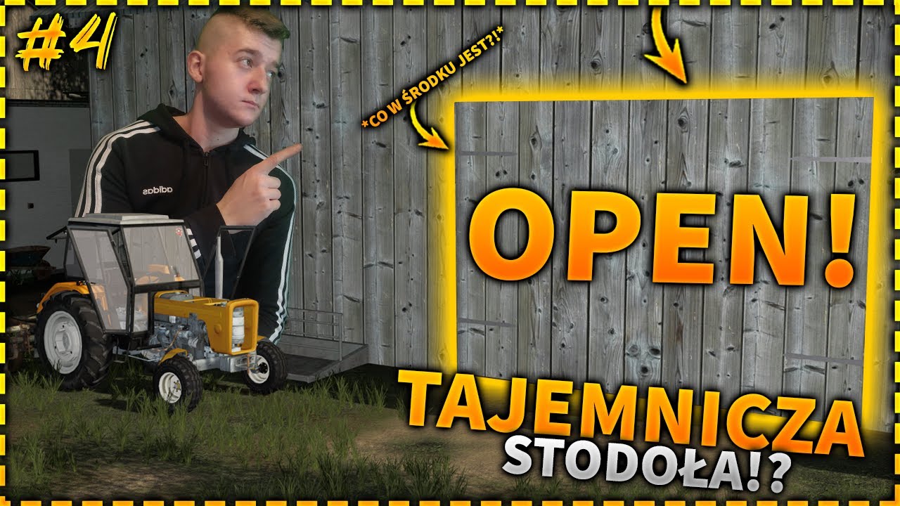 ☢️SAMI JAK PALEC #4 SEZON2 FS19😐OTWIERAMY TAJEMNICZĄ STODOŁE WŁADKA?!😱 ...
