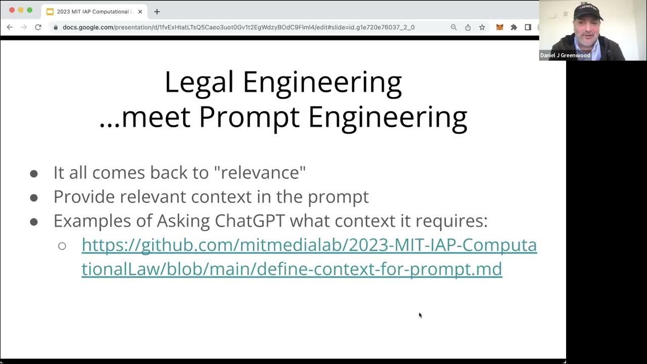 ChatGPT for Law and an Introduction to Legal Prompt Engineering In ...