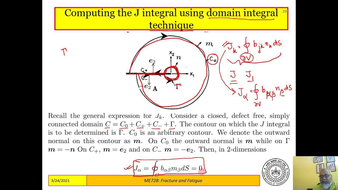 Domain integral method for J integral - YouTube