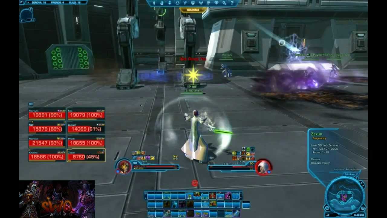 SWTOR: Singularity vs Kephess 8M Story Mode EC - YouTube