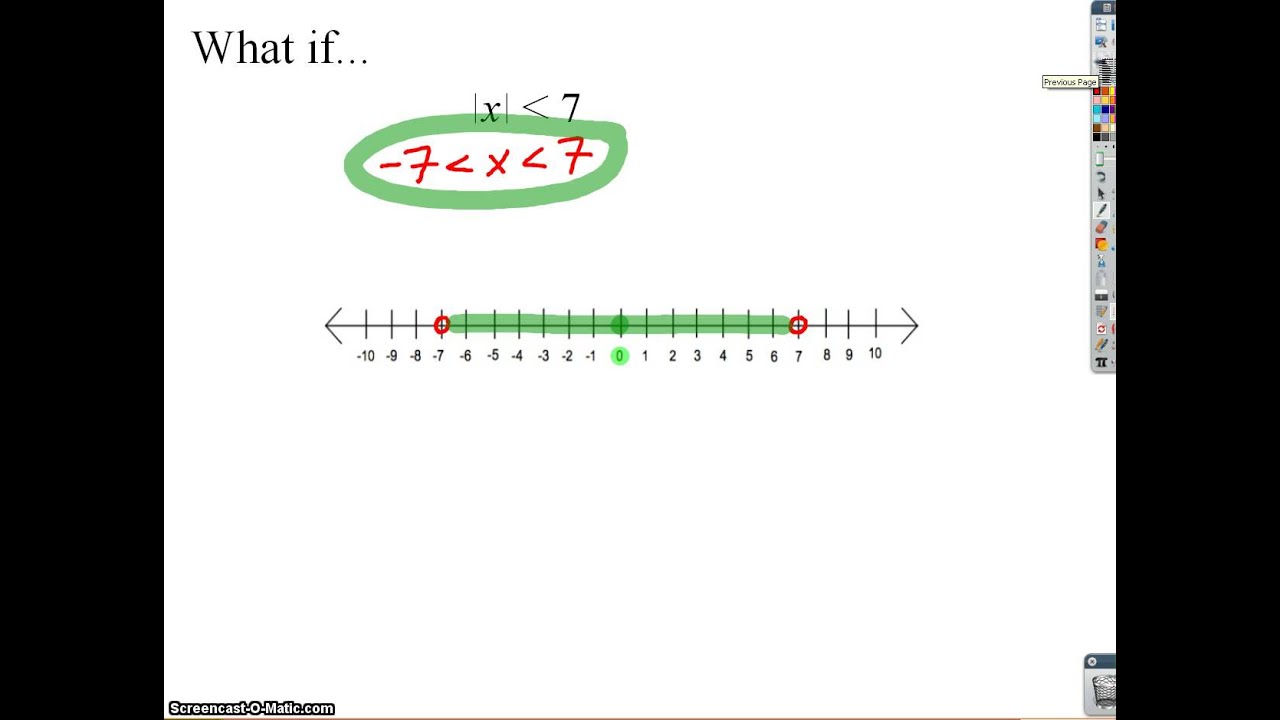 A REI 3 5 Absolute Value Inequalities YouTube