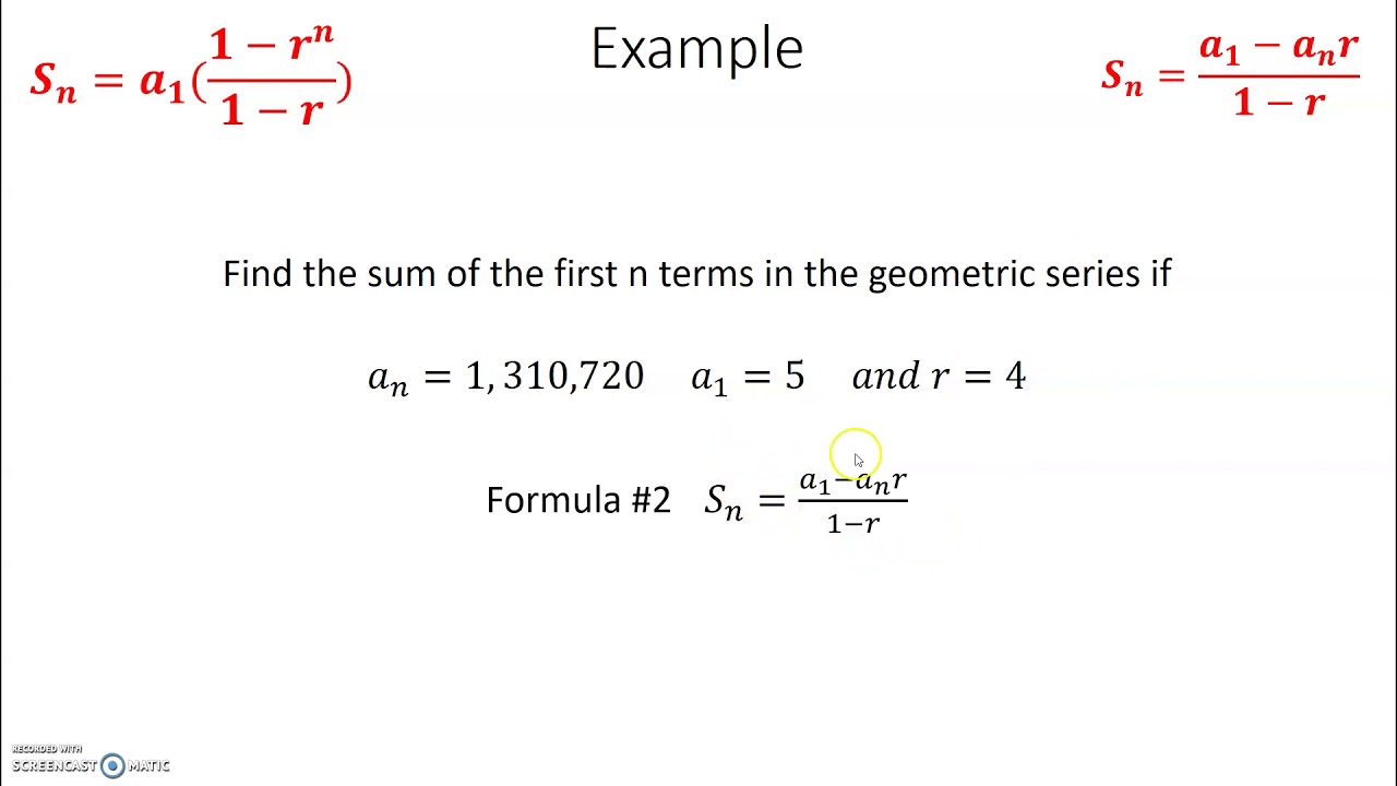 Arithmetic and Geometric Series - YouTube