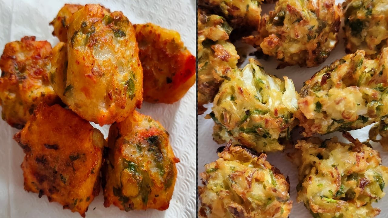 CABBAGE PAKODA & POTATO BALL | PREPARING AT HOME | EASY RECIPE ...