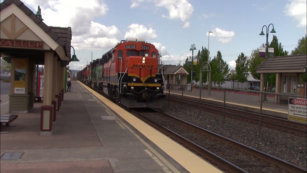 (BNSF 3035, BN 2096, BNSF 2106 & 2884) Variety of cars #519 - YouTube