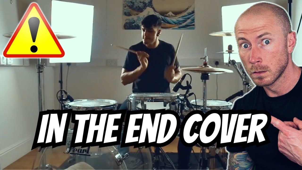 Drummer Reacts To| In The End - Linkin Park Drum Cover TOBINES FIRST ...
