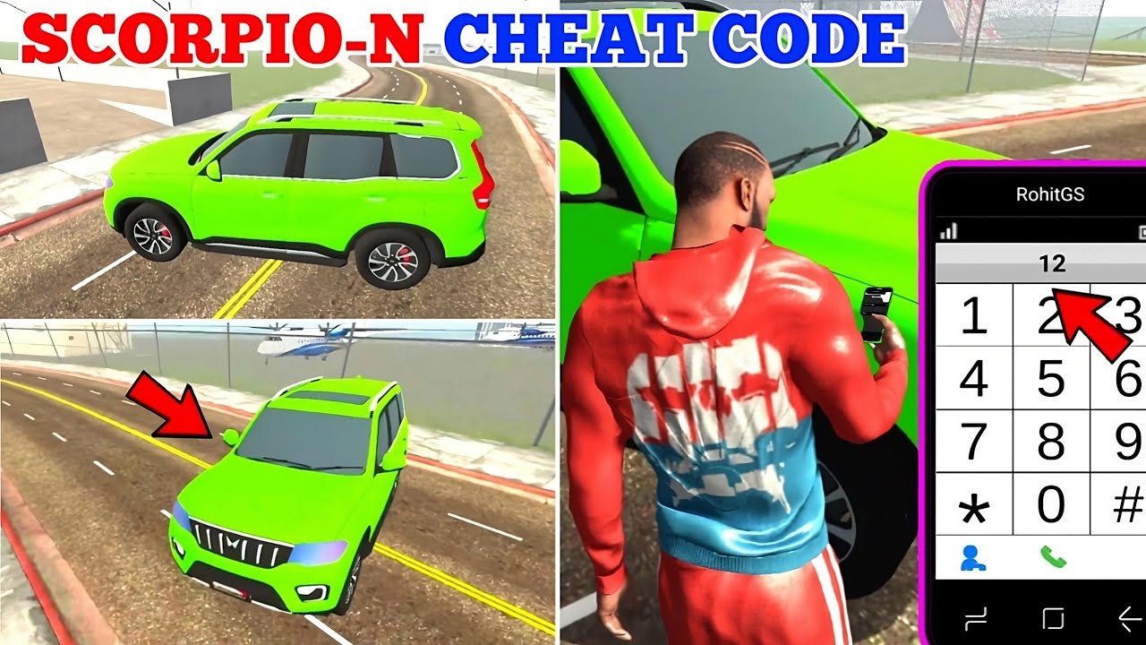 New Scorpio-n Cheat Code in Indian bikes driving 3d 😍| All Cheat Codes of New Update | Harsh in ...