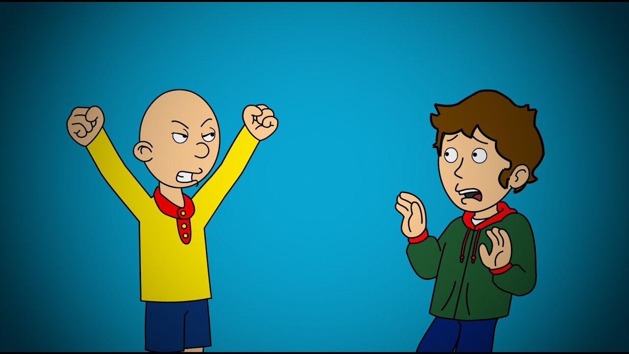 Caillou yell at his Dad/Grounded - YouTube