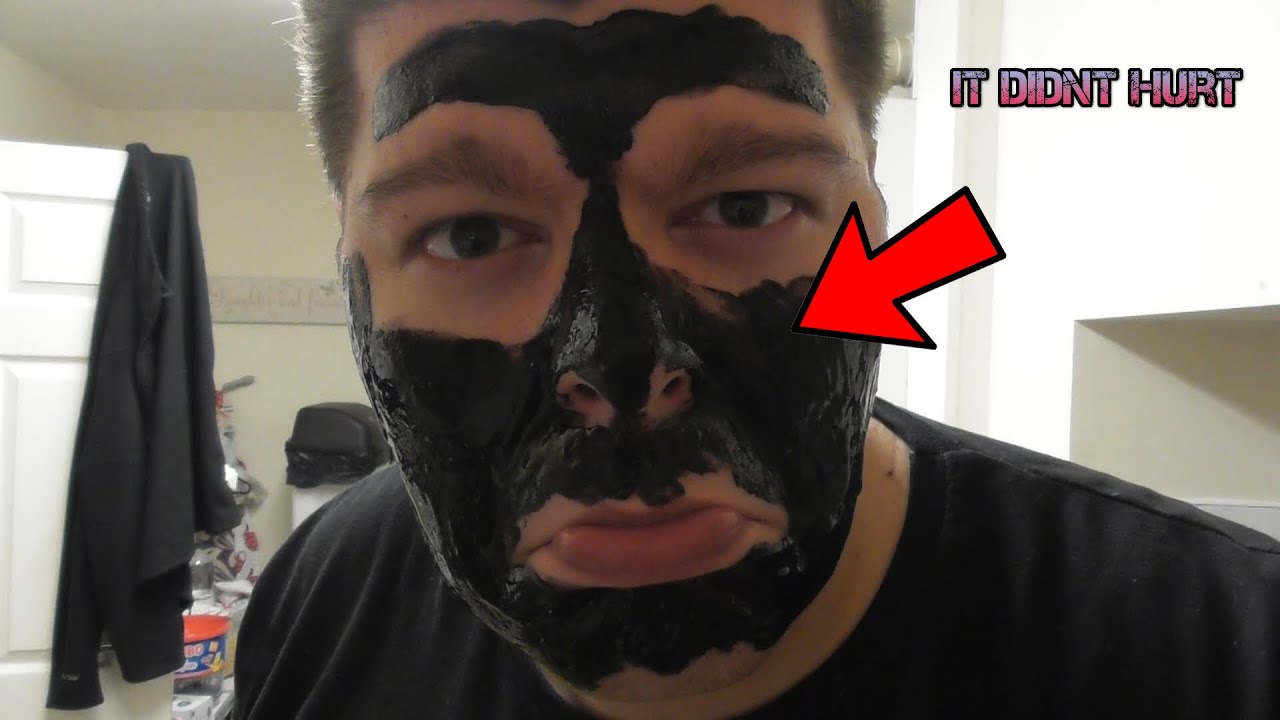 They are meant to hurt right ? (charcoal mask) - YouTube