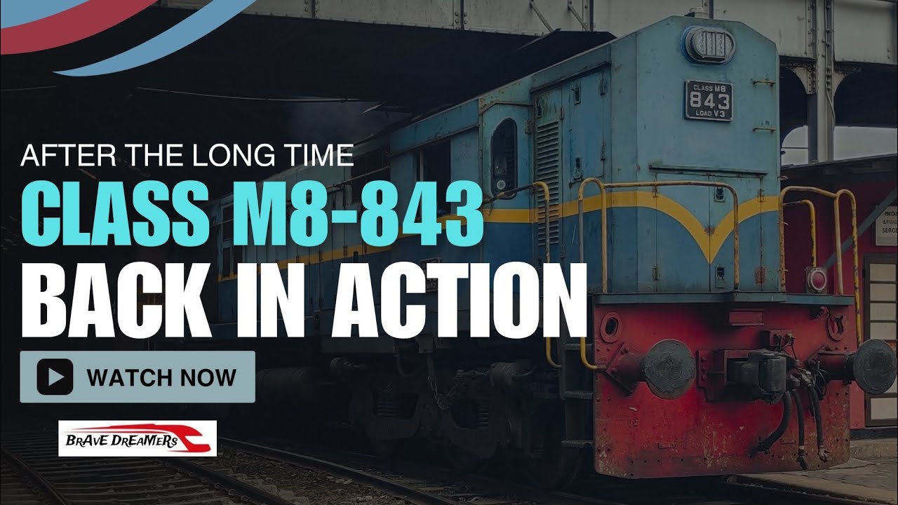 Class M8 843 Back in Action #m8 #locomotive #indian #srilanka #railway ...