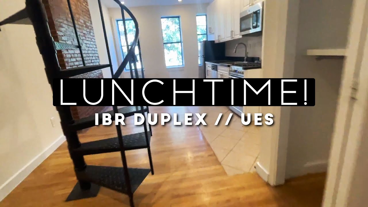 LUNCHTIME! 1 BEDROOM DUPLEX APARTMENT WITH LAUNDRY ROOM $2,920 - YouTube