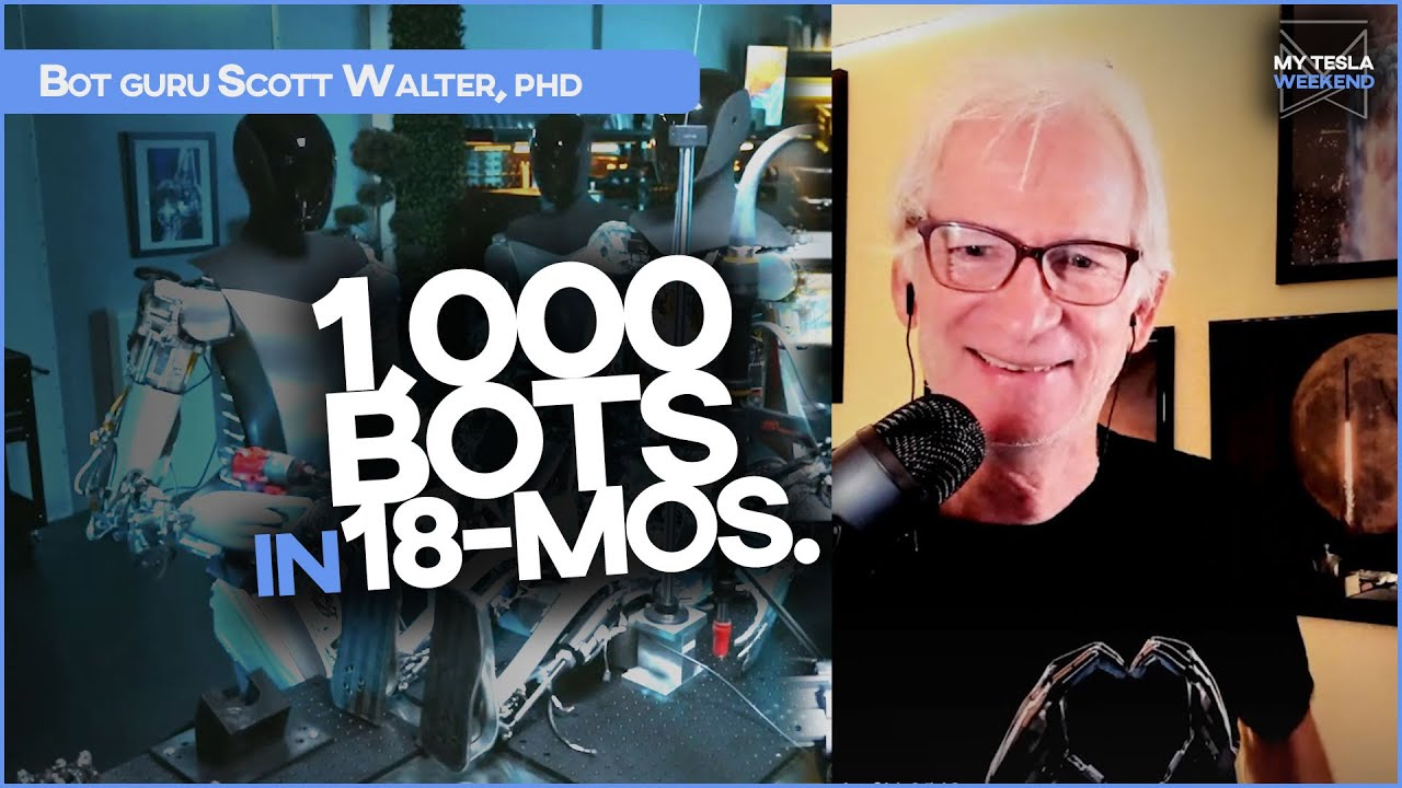 1,000 Tesla bots in 18-MONTHS - the roadmap to Optimus w/ Scott Walter ...