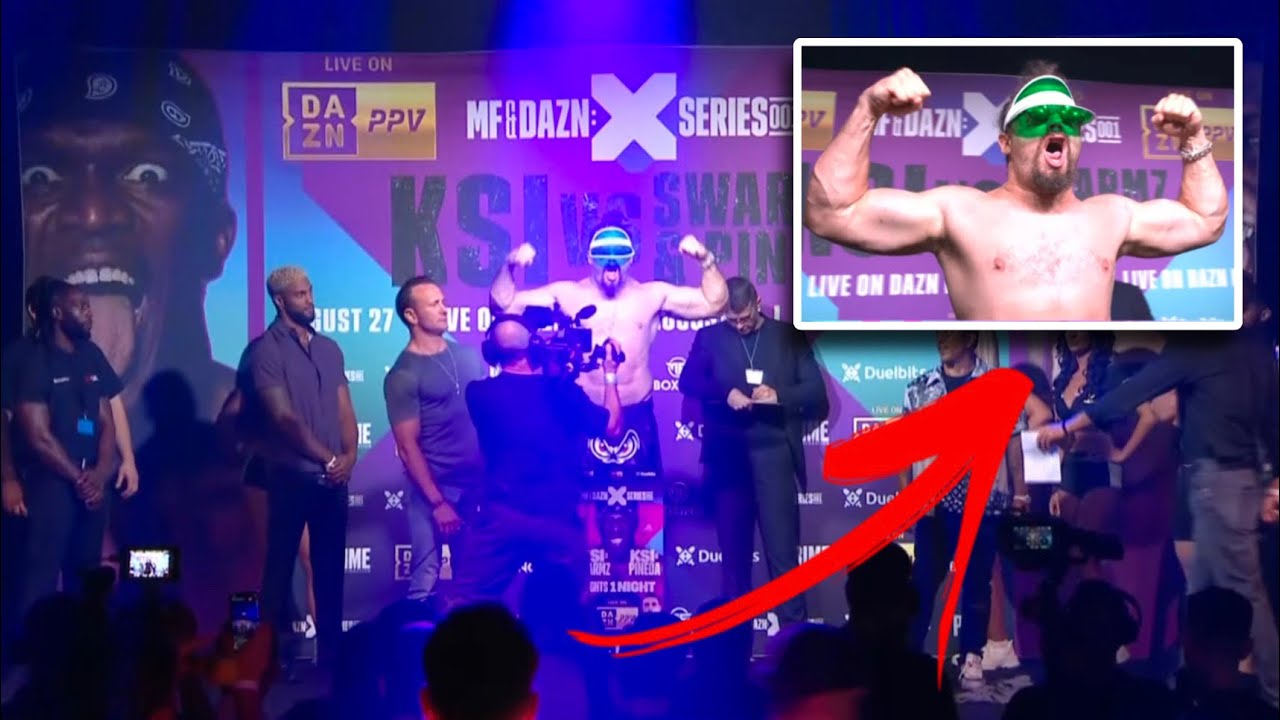 Sam Hyde Candyman” Weigh In Sam Hyde Vs Iamthmpsn Misfits Boxing Youtube