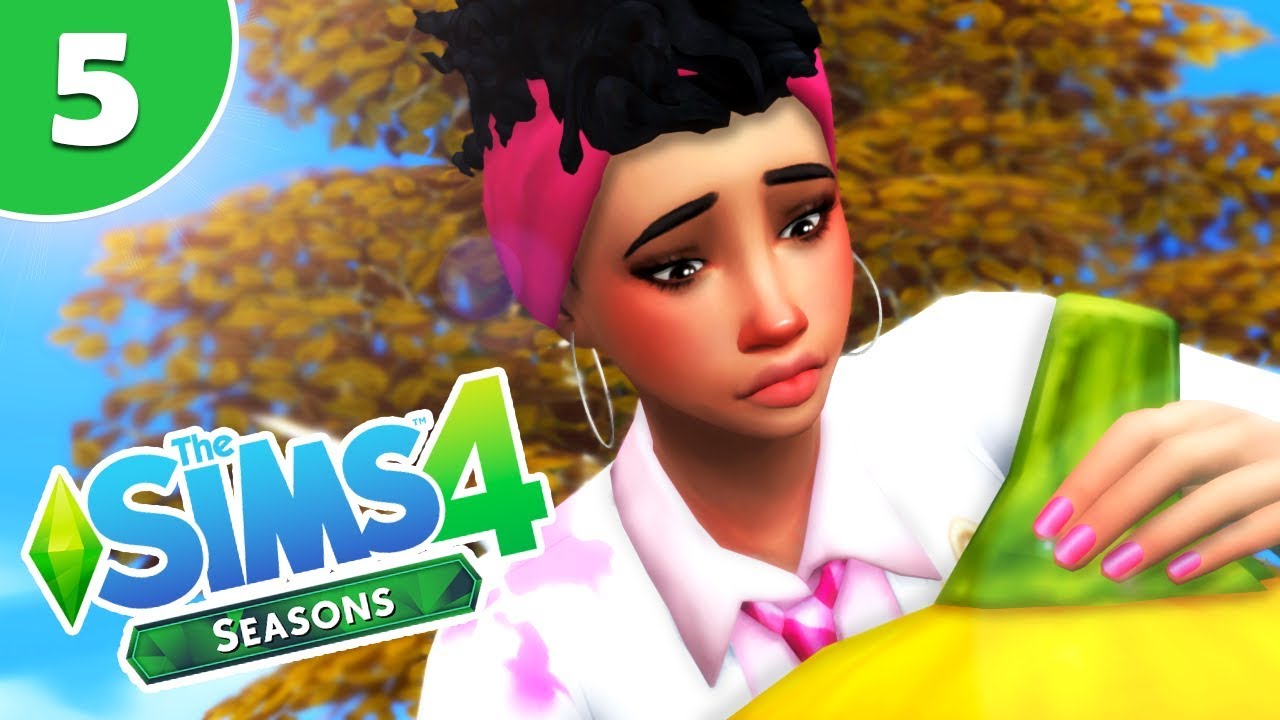 THUNDERSTORM & SPOOKY DAY! 🎃 | EP.5 | THE SIMS 4 SEASONS - YouTube
