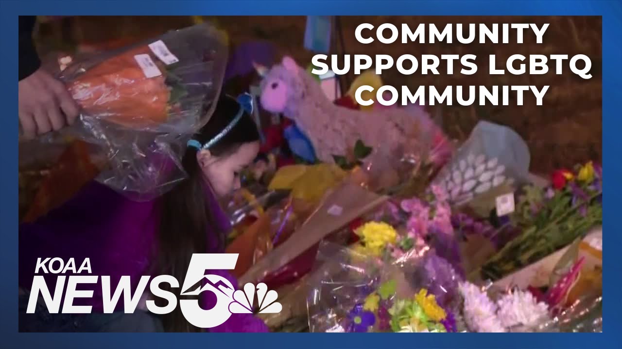 Community shows support for LGBTQ community - YouTube