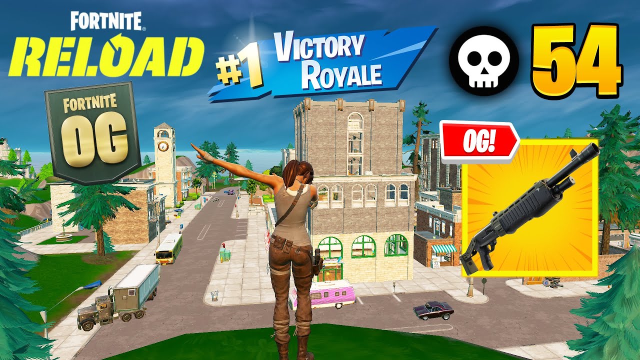 54 Elimination Solo Vs Squads Reload "Zero Build" Gameplay Wins🏆(NEW ...