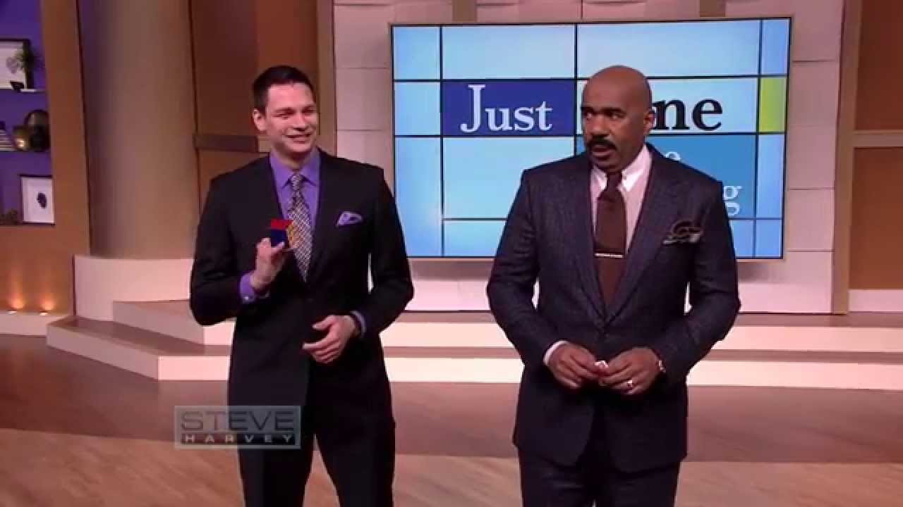 Rubik's Magician || STEVE HARVEY - YouTube