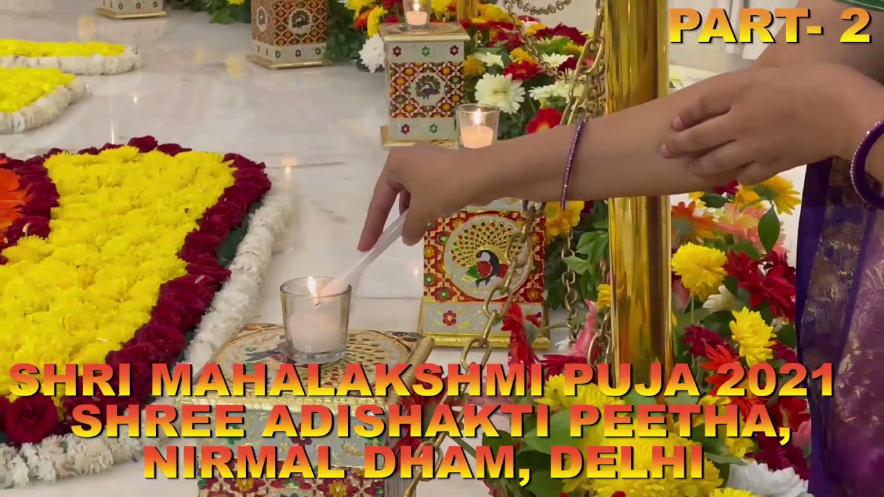 Diwali puja 2021 at Nirmal Dham | Decoration🎀 - YouTube