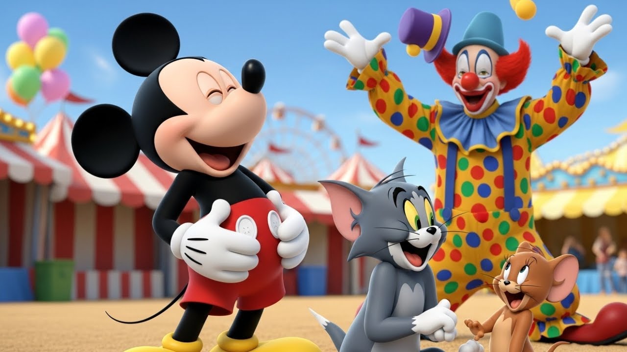 Mickey Mouse, Tom & Jerry’s Big City Park Adventure | DreamDoodle Kids ...