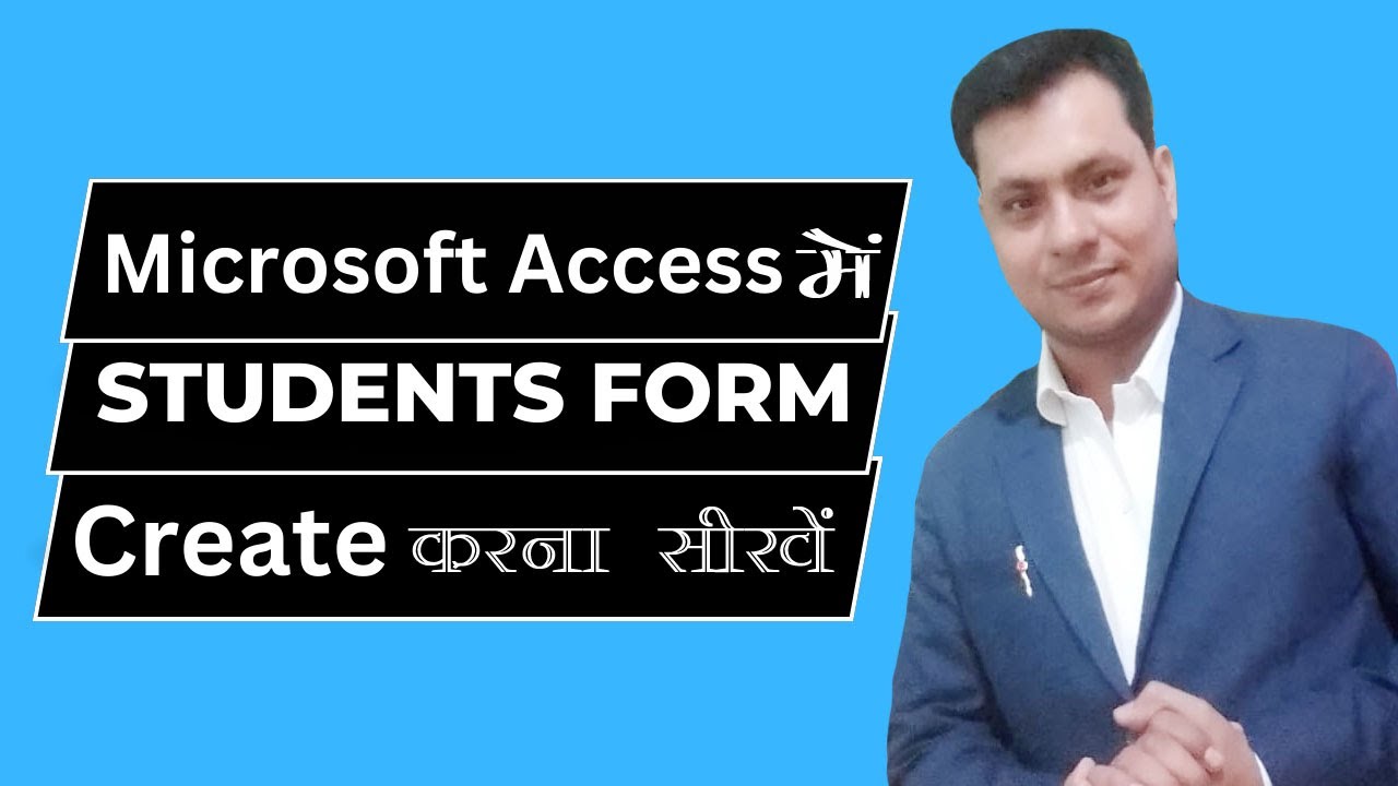 How To Create Students Form In MS Access Students Forms In MS How To Create Students Form In MS Access Students Forms In MS