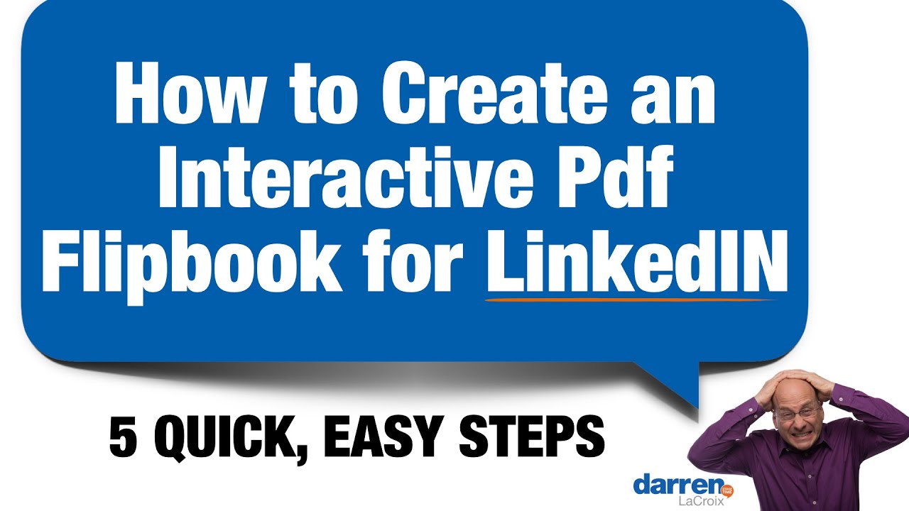 How to create an Interactive pdf flipbook ebook step-by-step - YouTube