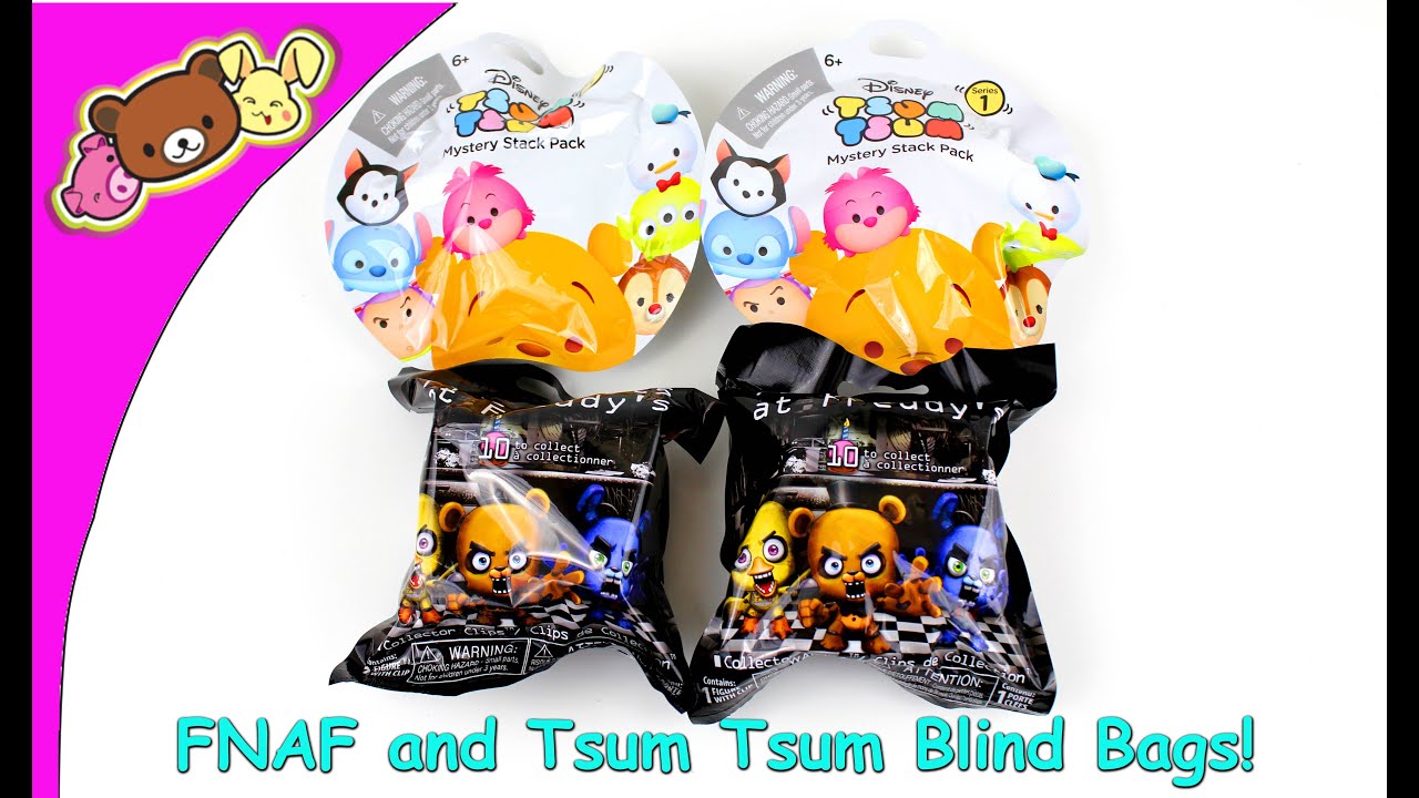 Five Nights at Freddy's Collector Clips and Disney Tsum Tsum Mystery ...