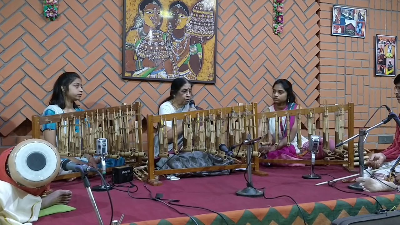 Adapting the angkrang to include it in a Carnatic Concert - YouTube