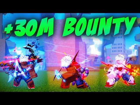 Speedrunning to 30M Bounty Using Your OVERPOWERED and UNIQUE BUILDS! | Blox Fruits