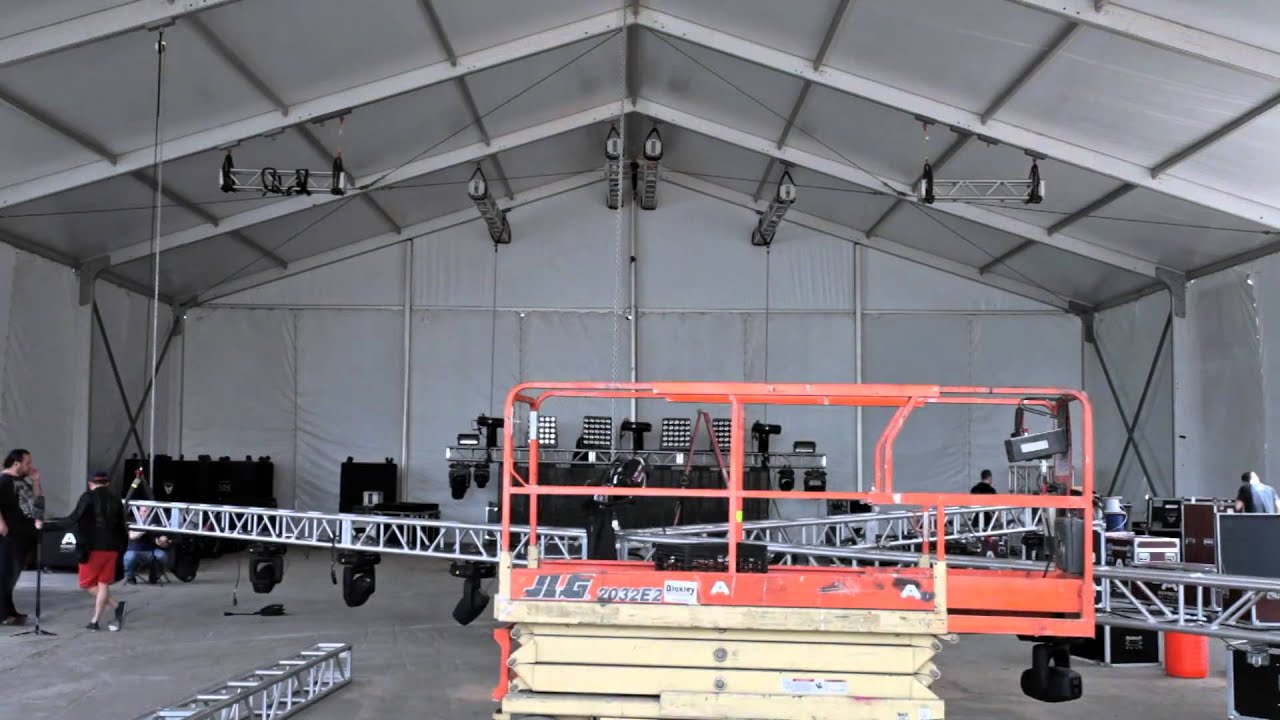 Behind the Scenes: Concert Venue Setup Timelapse Video - YouTube