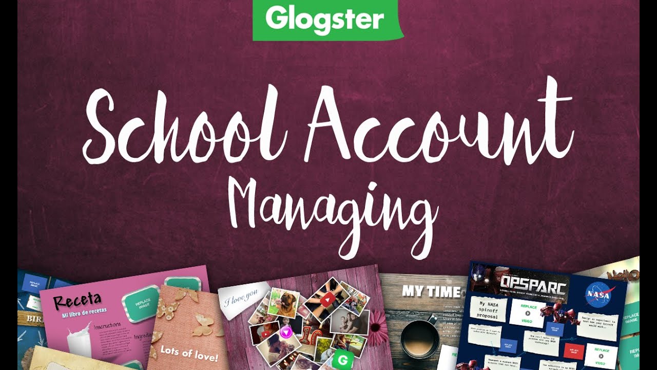 Glogster Tutorial: Managing School Account - YouTube