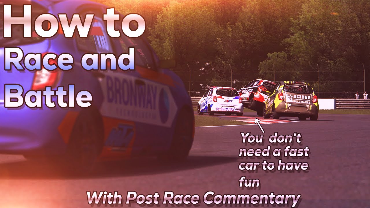 How I Race and Battle - With Post Race Commentary - YouTube