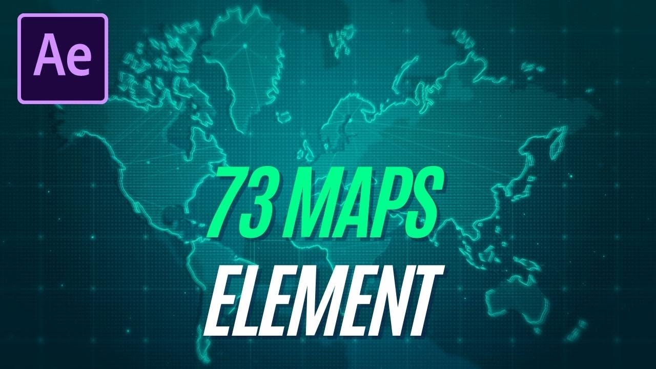 FREE 73 Maps and Geo Icons Template for Adobe After Effect + Tutorial ...