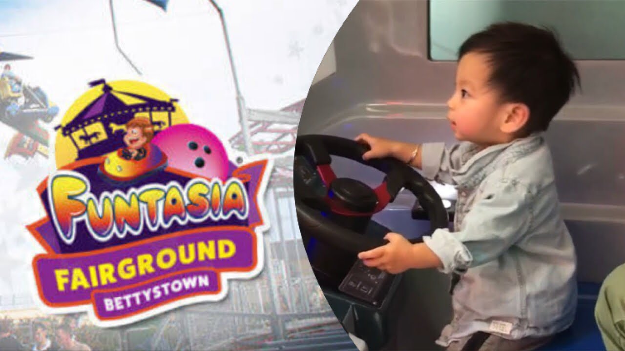 Playing at Funtasia Fairground Bettystown , Ireland - YouTube