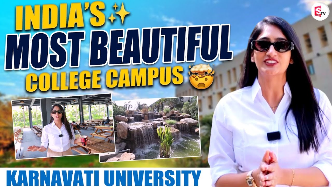 Karnavati University Campus Tour 2025 | Best Colleges Life Experience ...