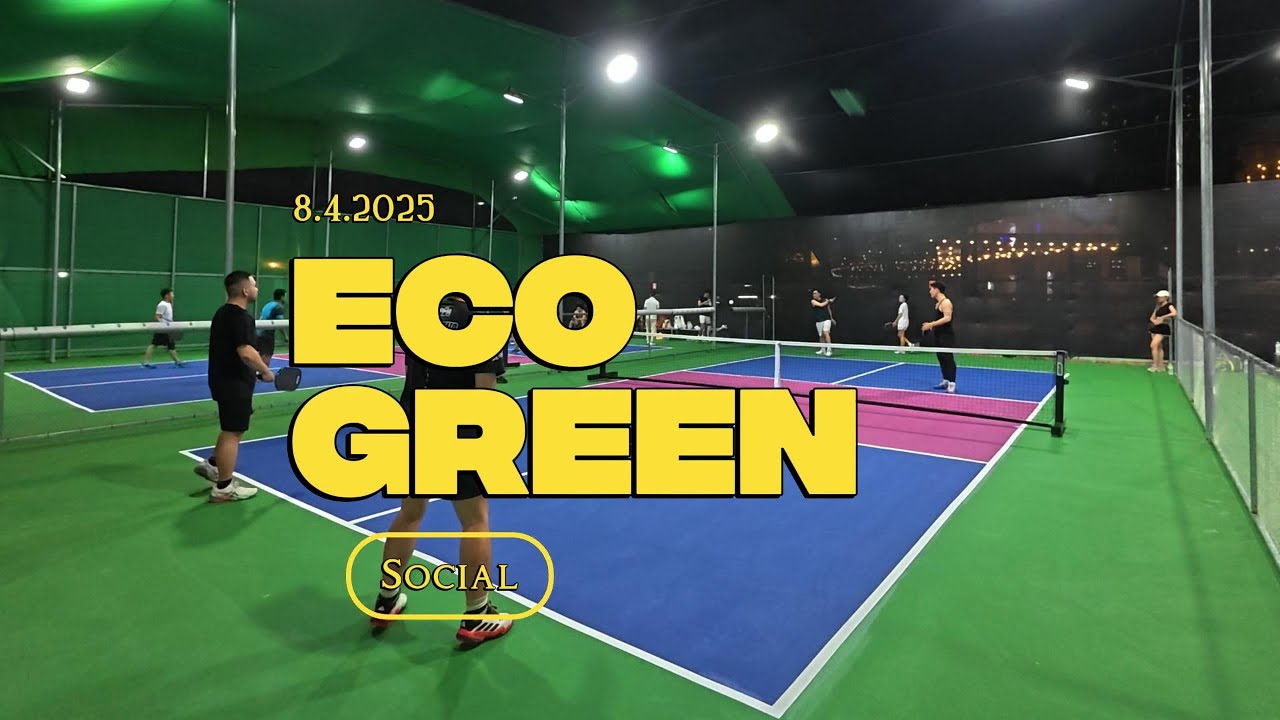 Pickleball Social EcoGreen 8.4.2025 - YouTube