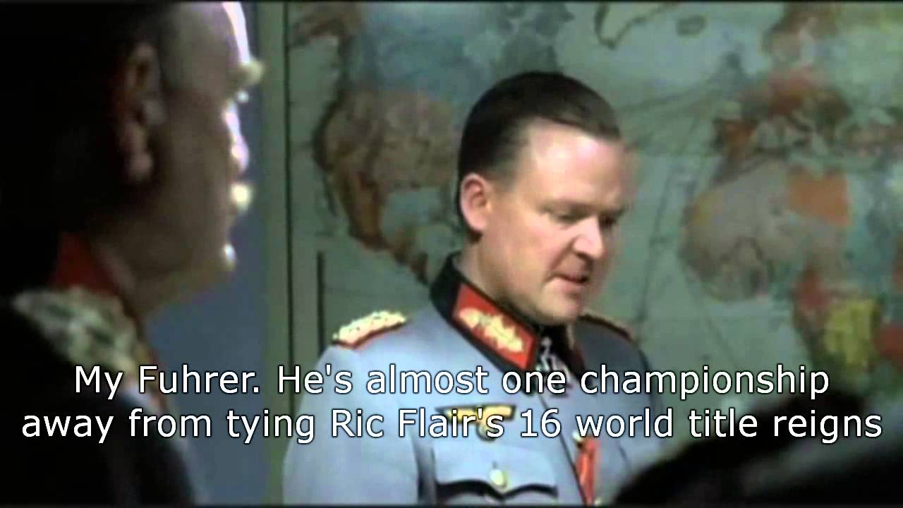 Hitler reacts to John Cena winning the WWE World Heavyweight ...