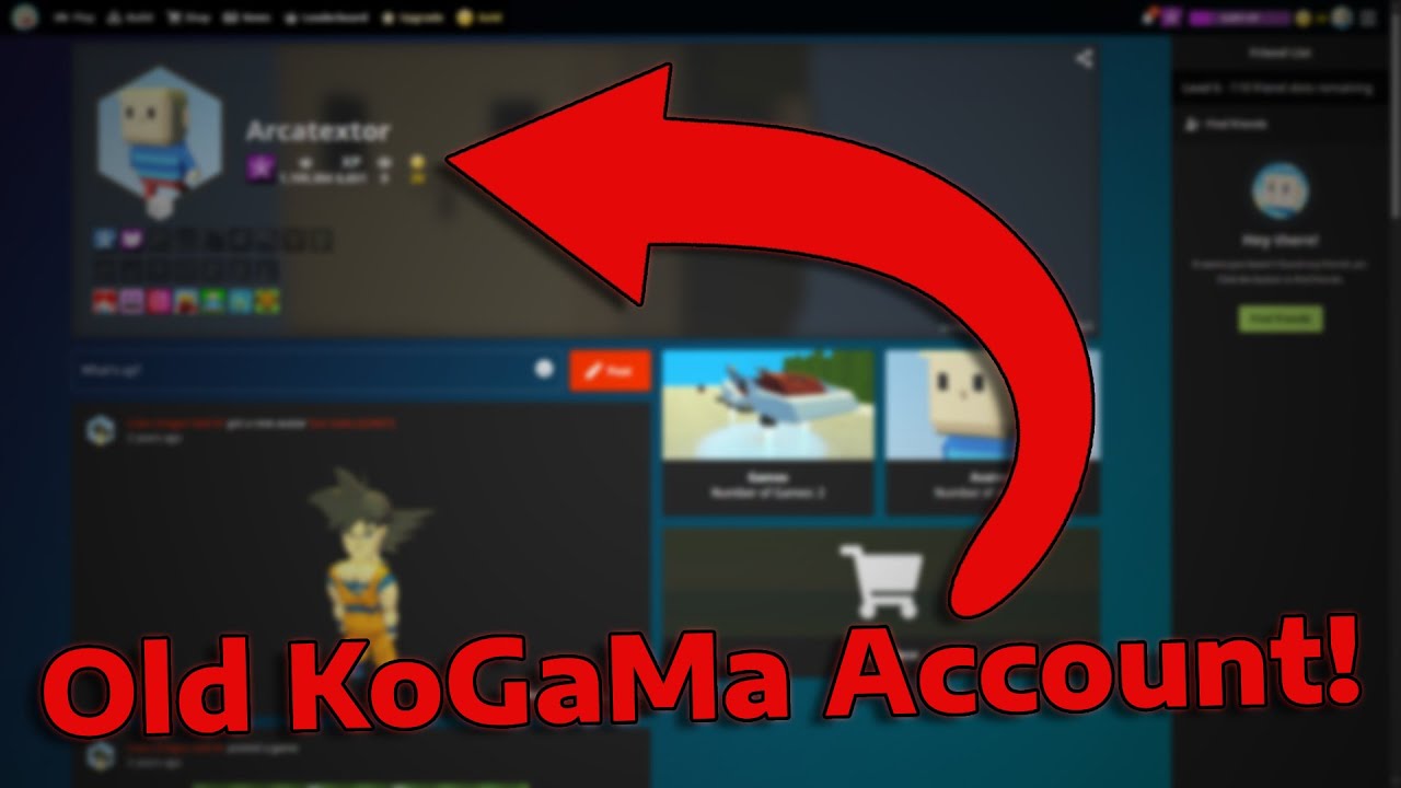 Rediscovering an old lost KoGaMa Account! - YouTube