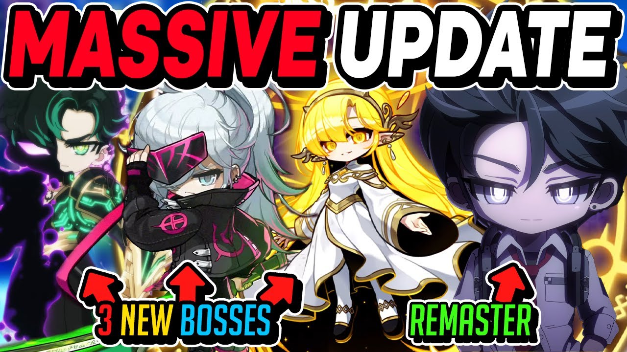 Kinesis Remaster, 3 NEW Bosses And More! - MapleStory Crown Update Showcase Summary - YouTube