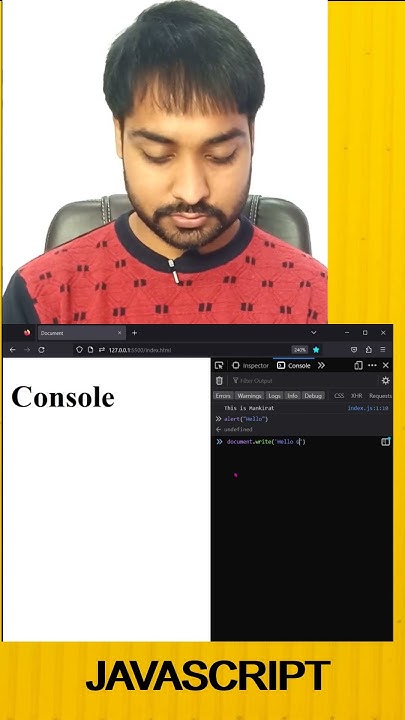 Console In Javascript - YouTube