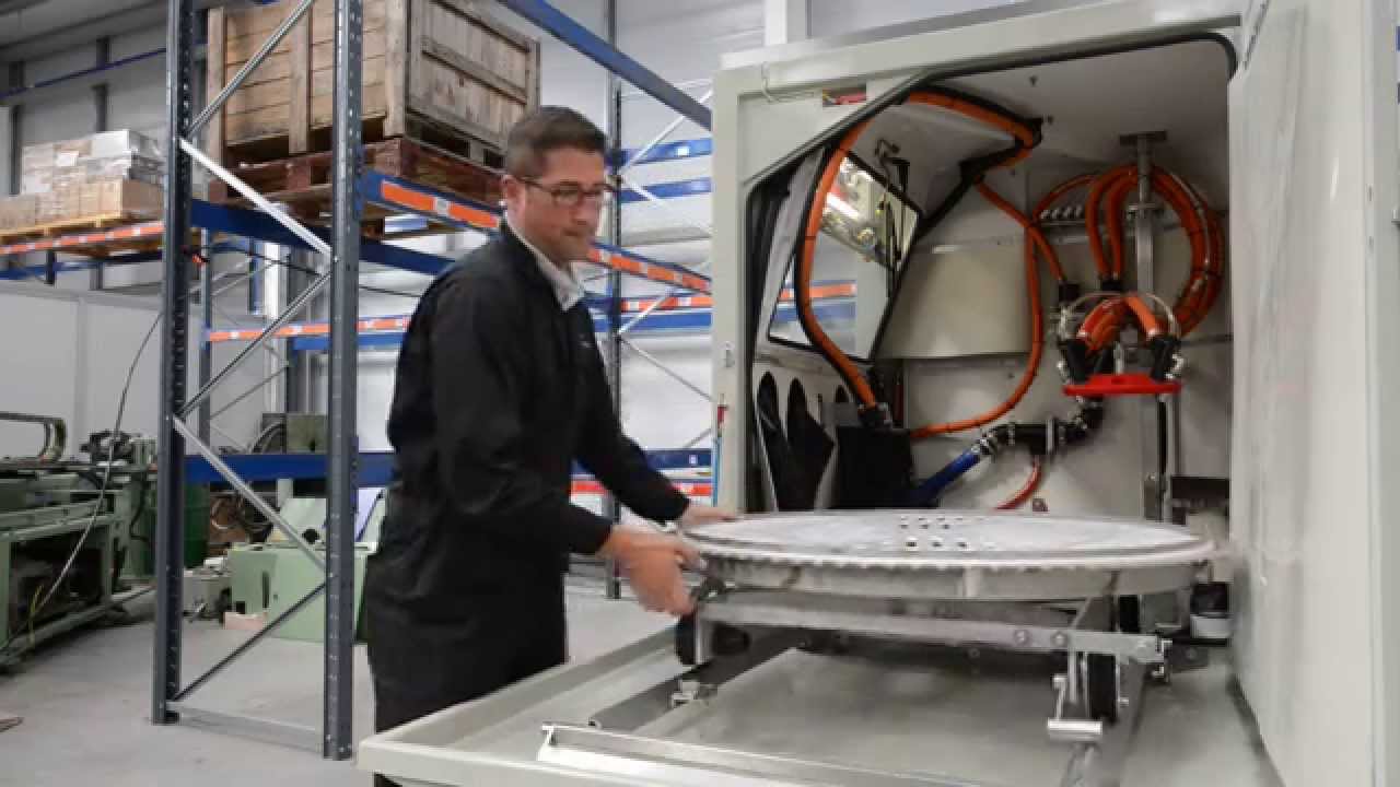 Vapormatt | Cougar Radial - Automatic Wet Blasting System - YouTube