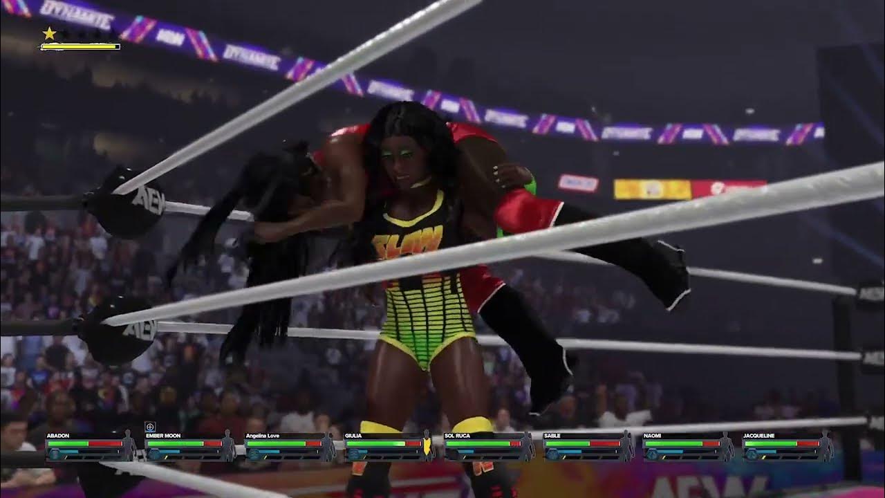WWE 2K24: 8 Women Battle Royal Match - YouTube