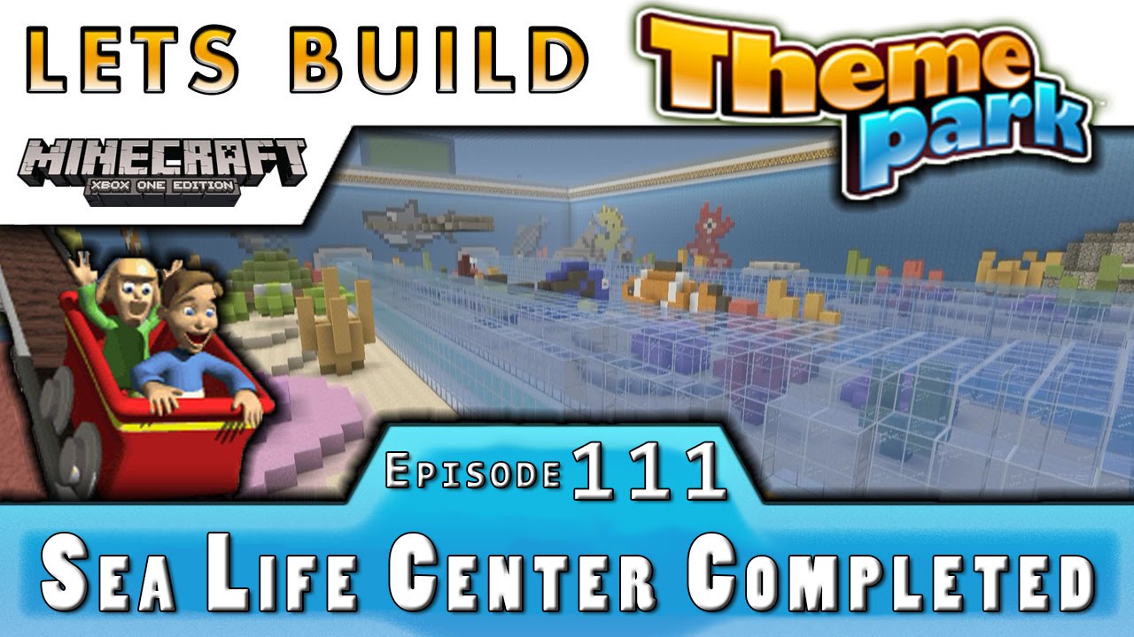 Minecraft :: Lets Build A Theme Park :: Sea Life Center Complete ...