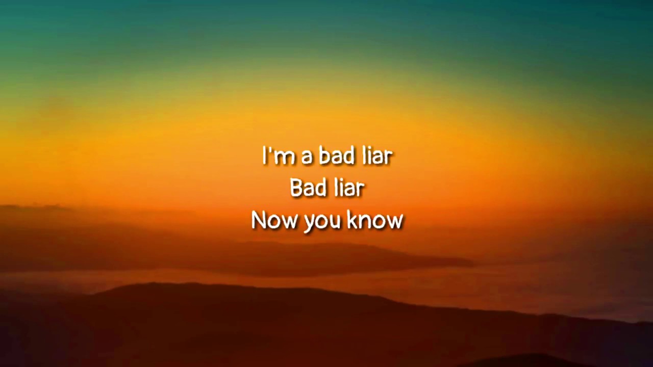 Imagine Dragons - Bad Liar Lyrics - YouTube