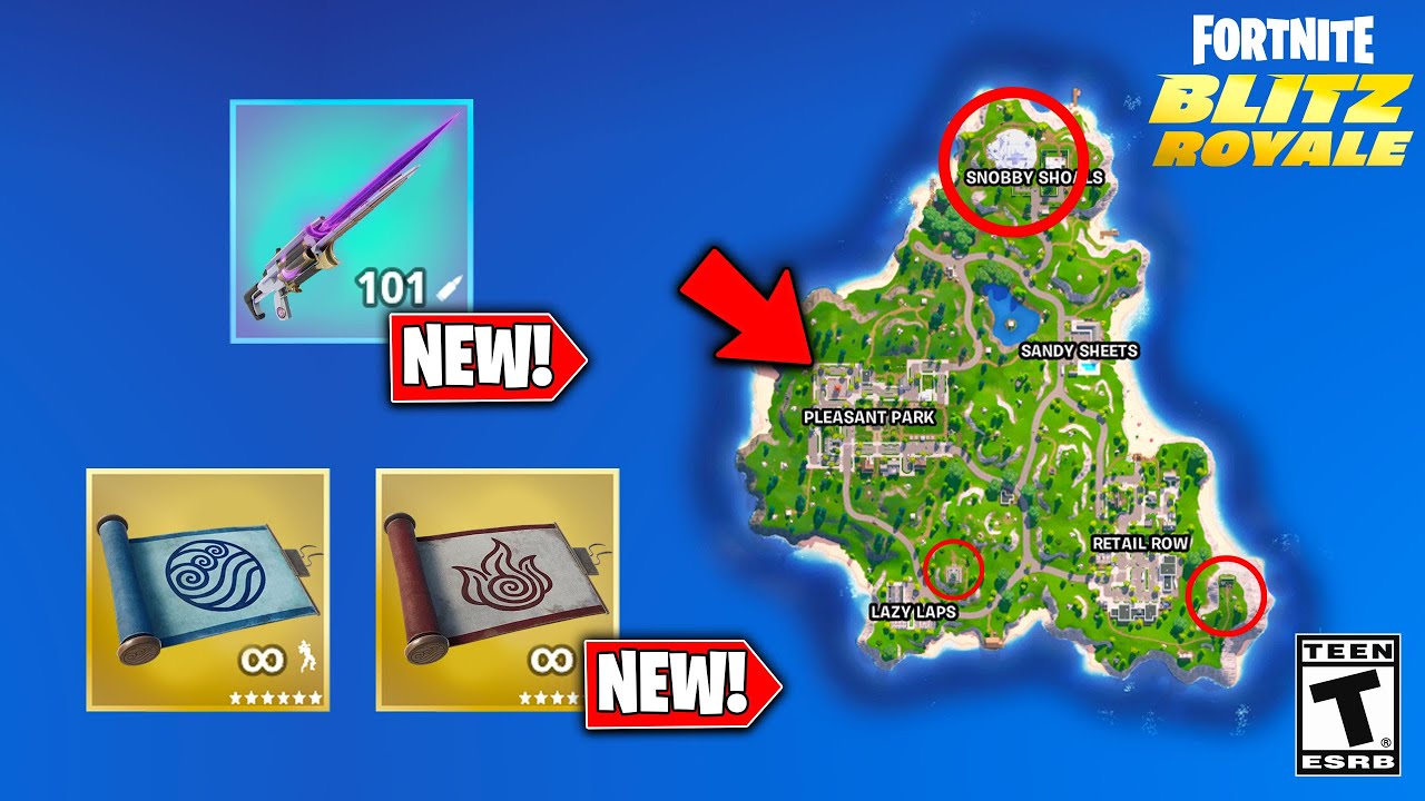 The NEW FORTNITE BLITZ Update! (Avatar, Mythics & Map Changes) - YouTube