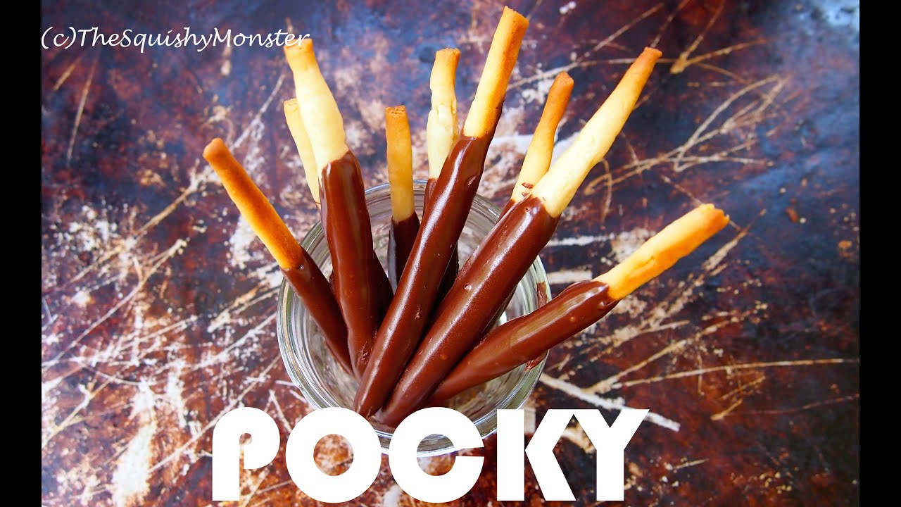How to Make Homemade Chocolate Pocky : Easy Asian Snacks - YouTube